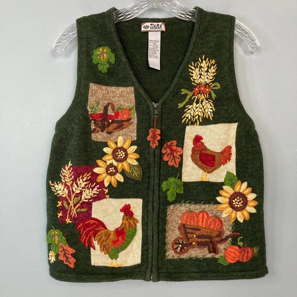Tiara International | Sweaters | Vintage Tiara Autumn Fall Harvest ...